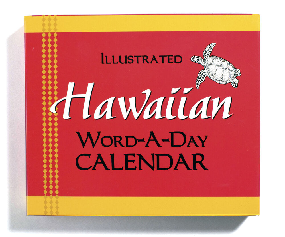 Illustrated Hawaiian Word-A-Day Calendar (Bilingual) | Native Books